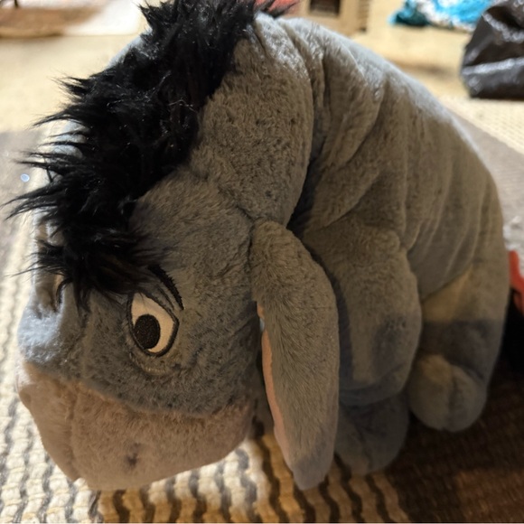 Disney | Toys | Disney Gray And Black Eeyore Stuffed Animal | Poshmark